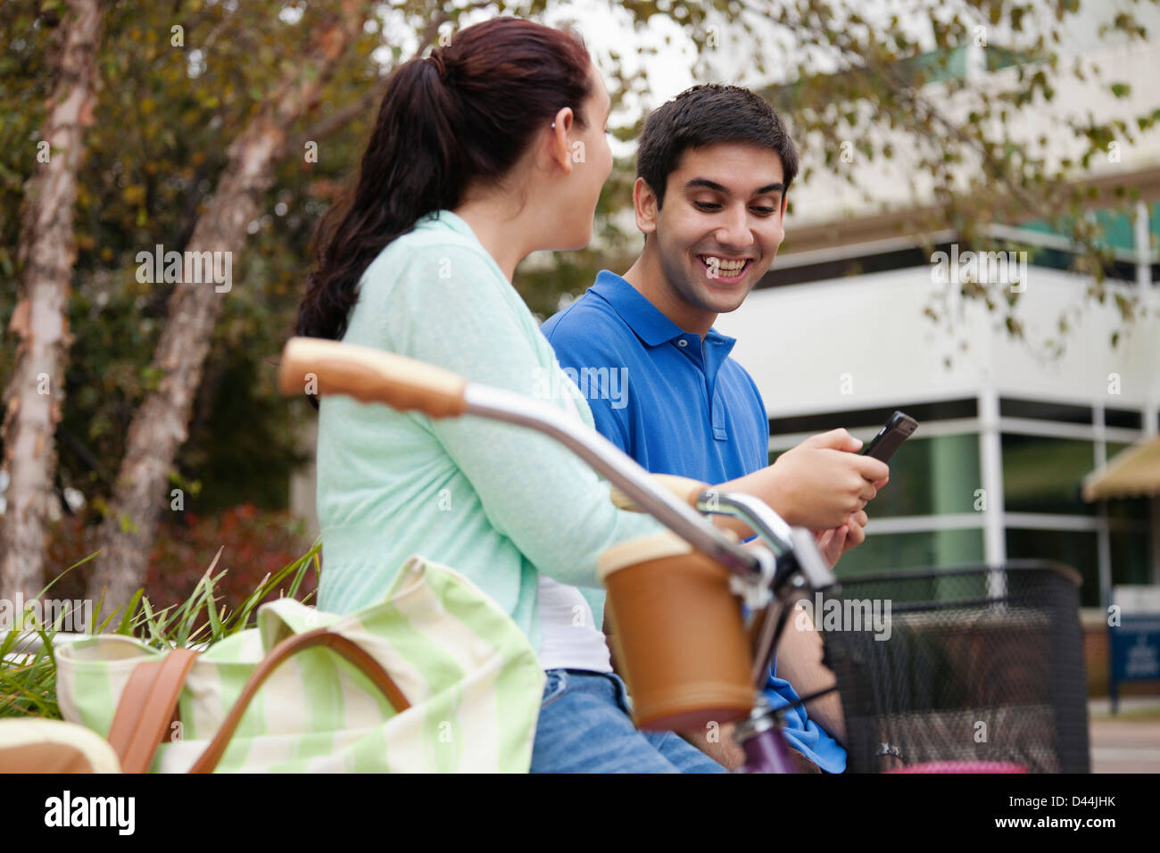 Young women students talking campus hi-res stock photography and images ...