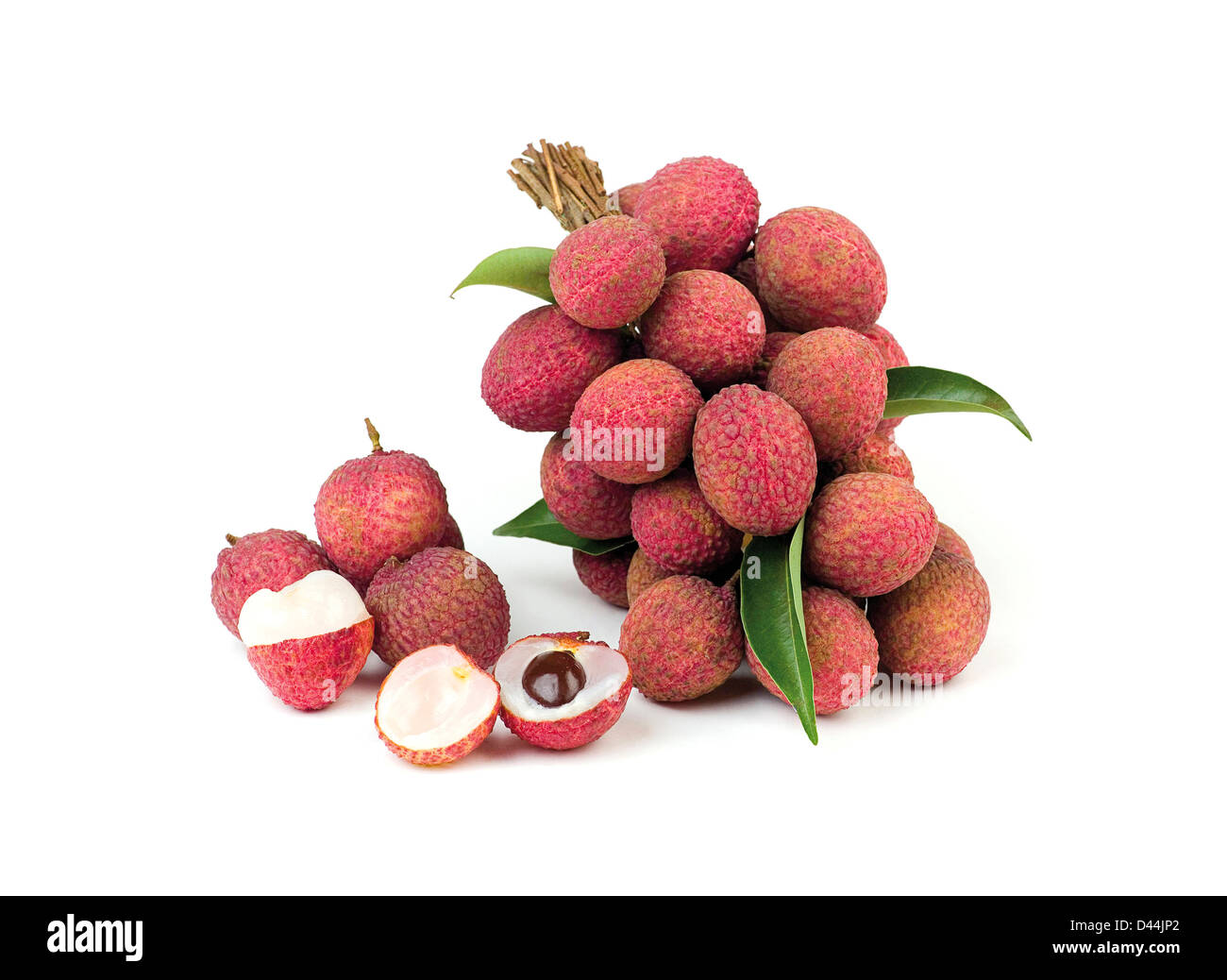 Lychee freshness from the fruit garden growing well in tropical area in ...