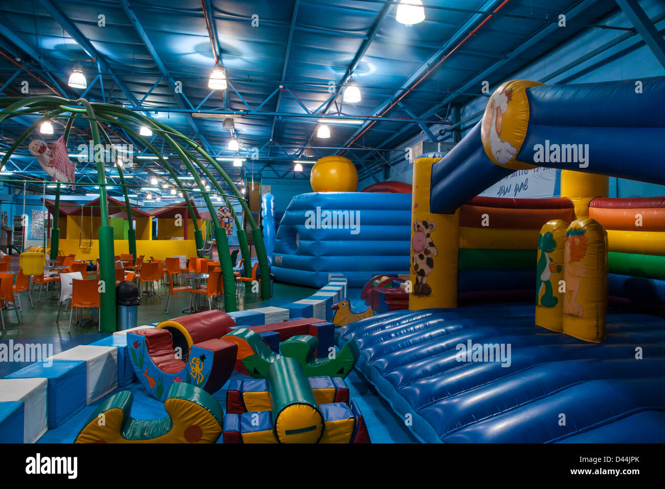 Sderot, Israel. The indoor secure recreation center, built to let ...