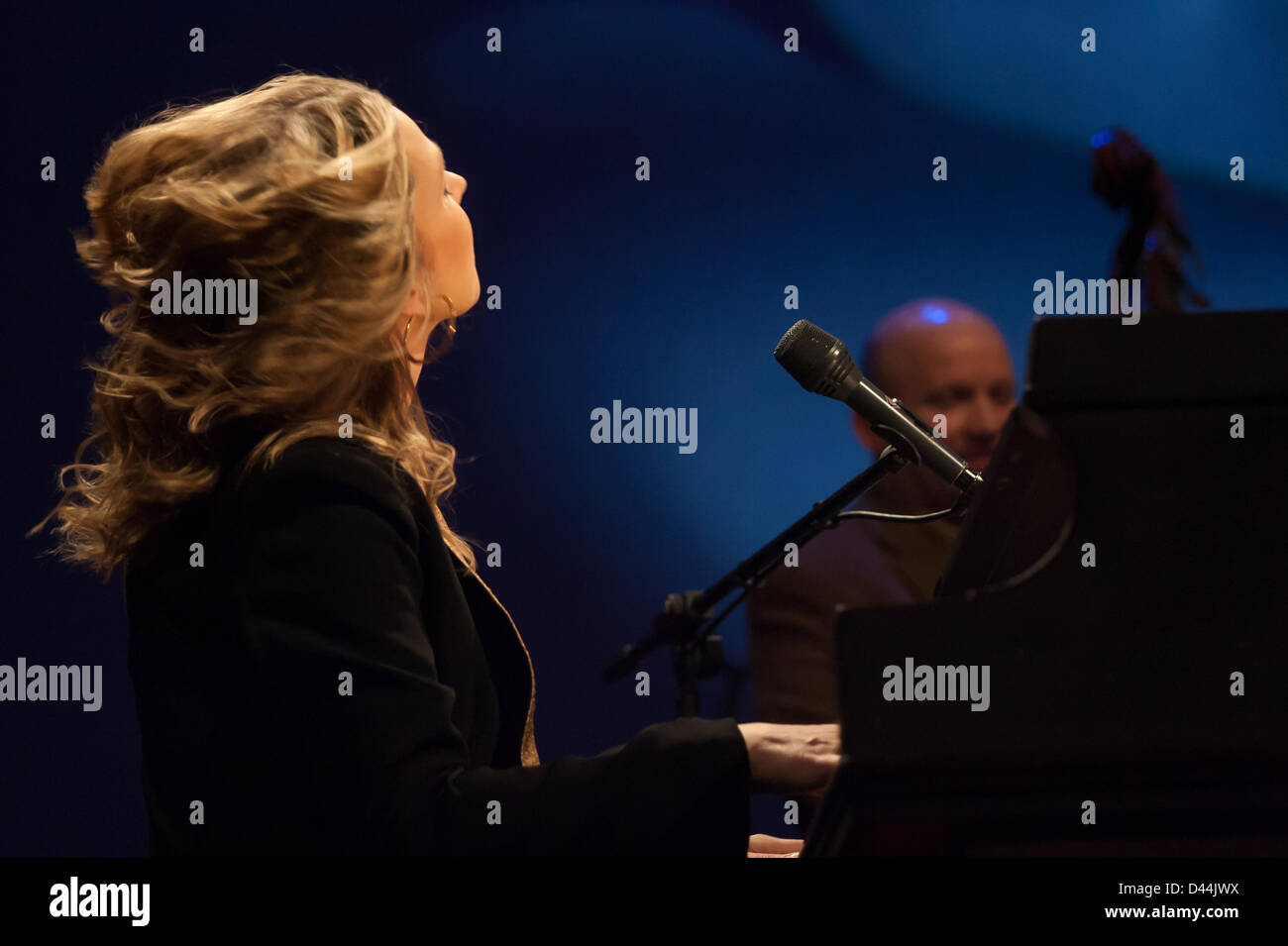 London Ontario, Canada - March 4, 2013. Canadian jazz singer and ...