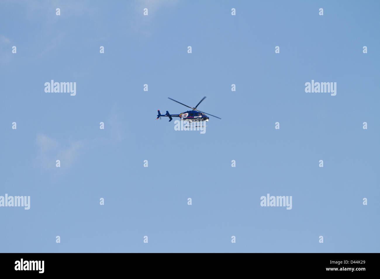 news helicopter channel 10 news traffic report rotor blades Stock Photo ...