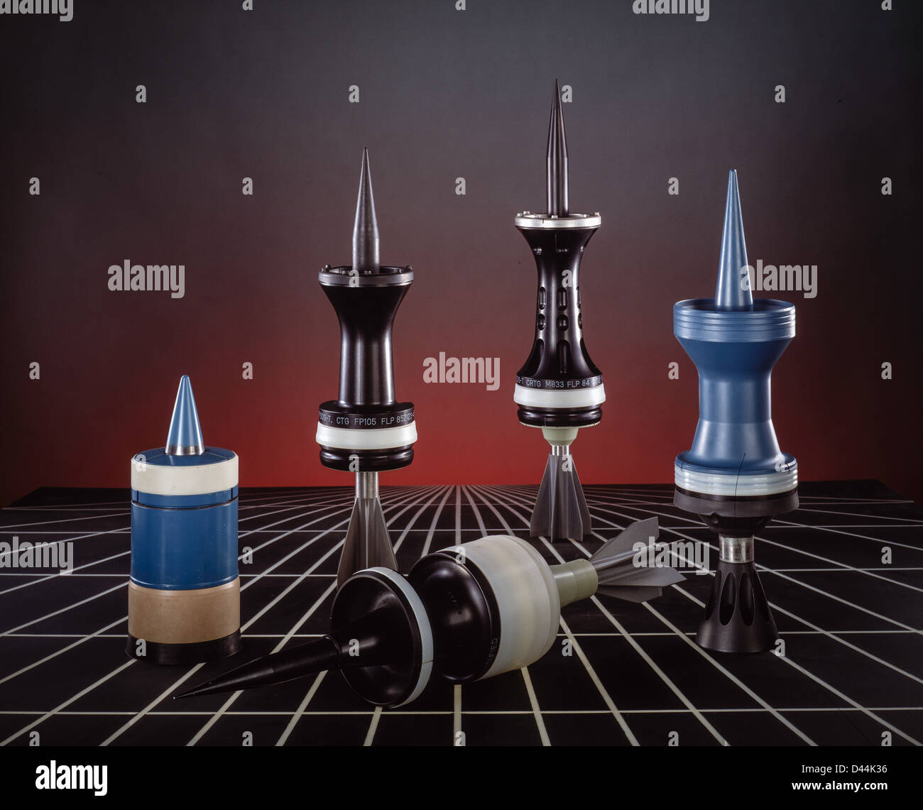 Assorted artillery weapons of destruction Stock Photo - Alamy