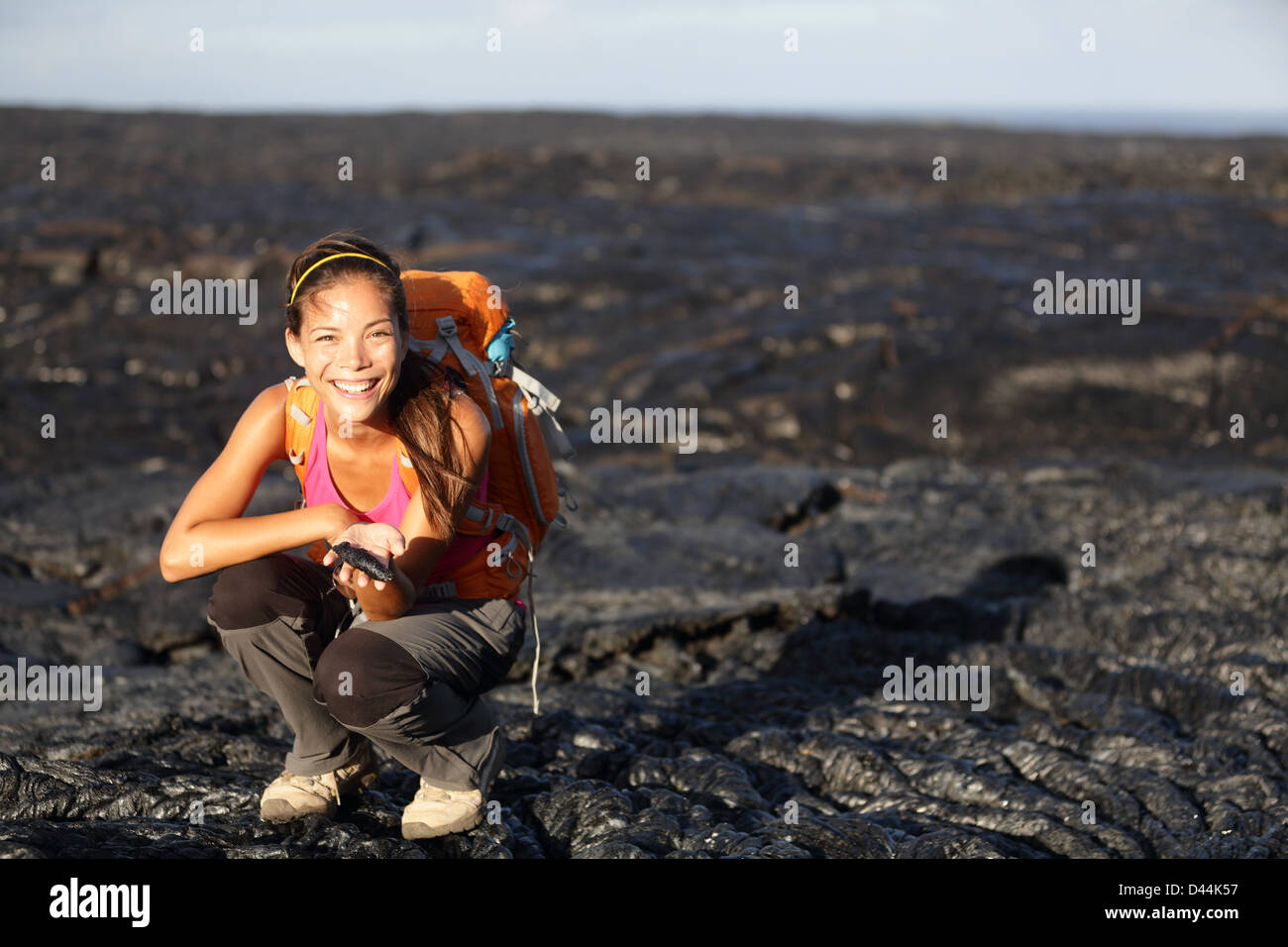Woman Melting In Lava