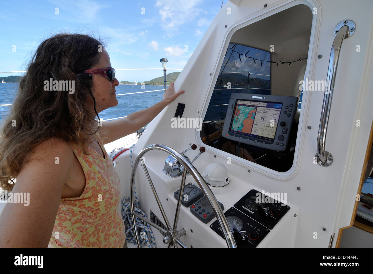 Virgin island map hi-res stock photography and images - Alamy