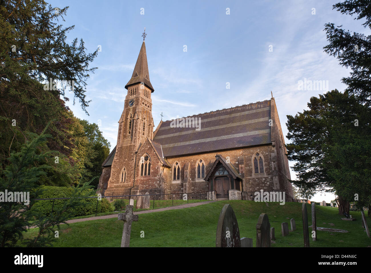 St Mary's Church built in on a sandstone ridge the highest church in ...