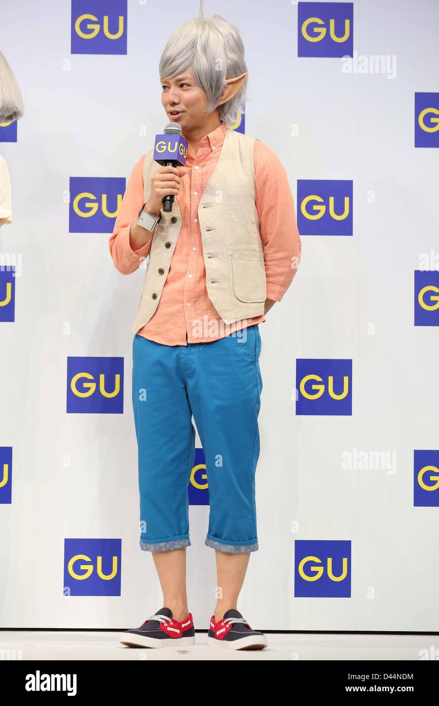 Yuji Ayabe(Peace), Mar 05, 2013 : media conference for G.U. Spring ...