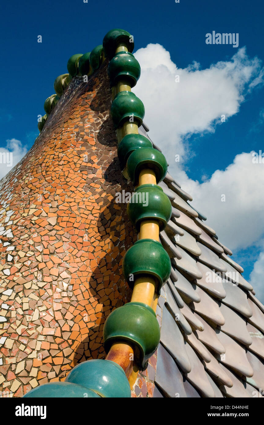 Casa batllo roof hi-res stock photography and images - Alamy