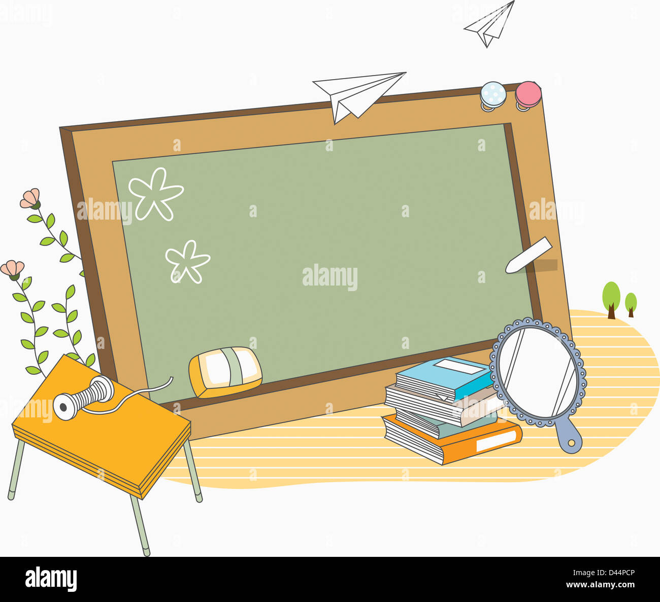 memo template design of school concept Stock Photo - Alamy