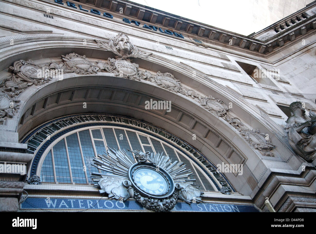 Waterloo station entrance hi-res stock photography and images - Alamy