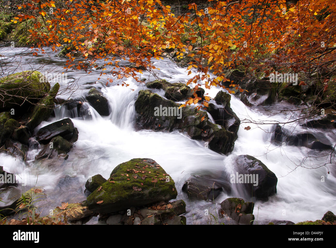 River brathay waterfall hi-res stock photography and images - Alamy