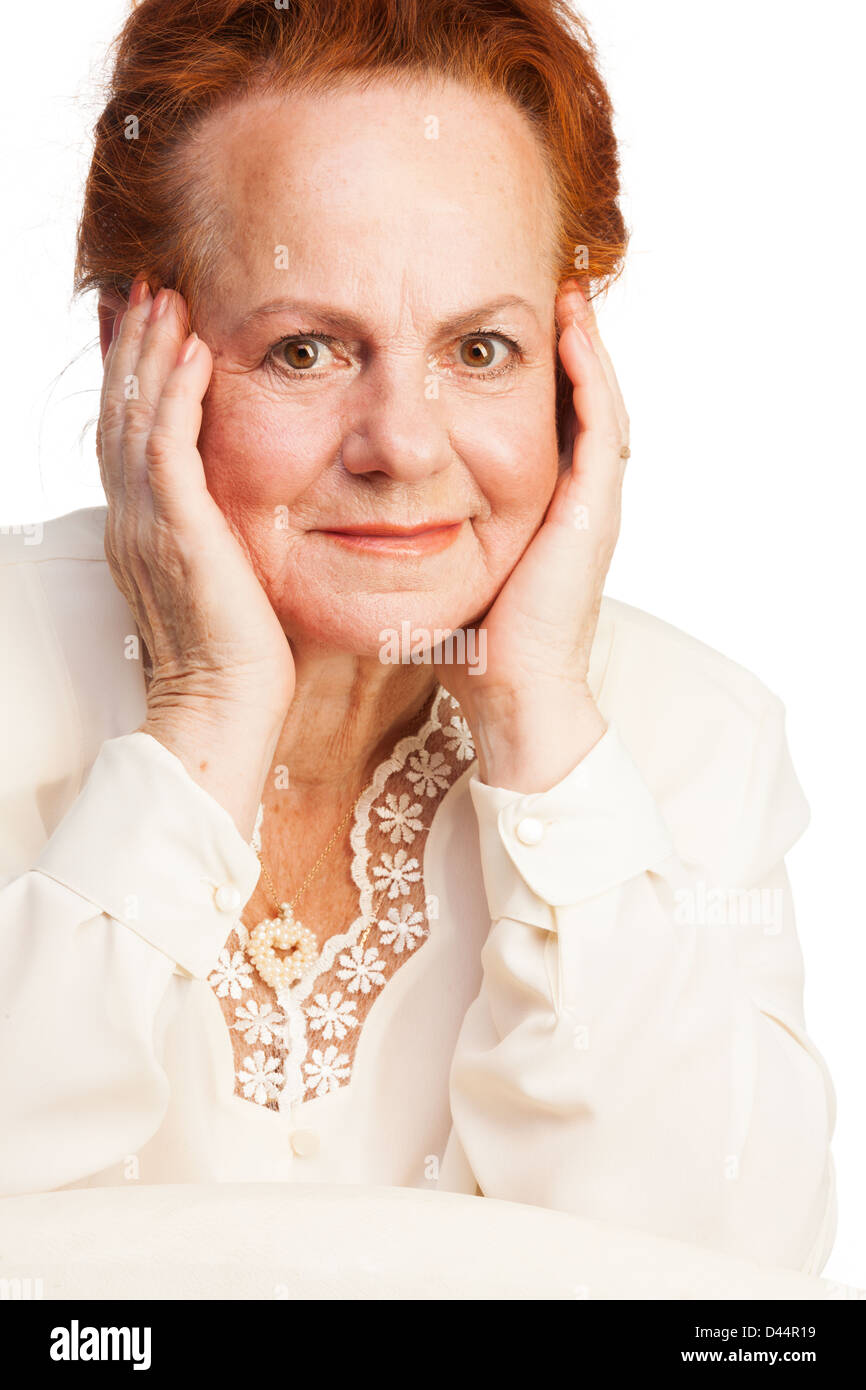 Pretty old lady in hi-res stock photography and images - Alamy