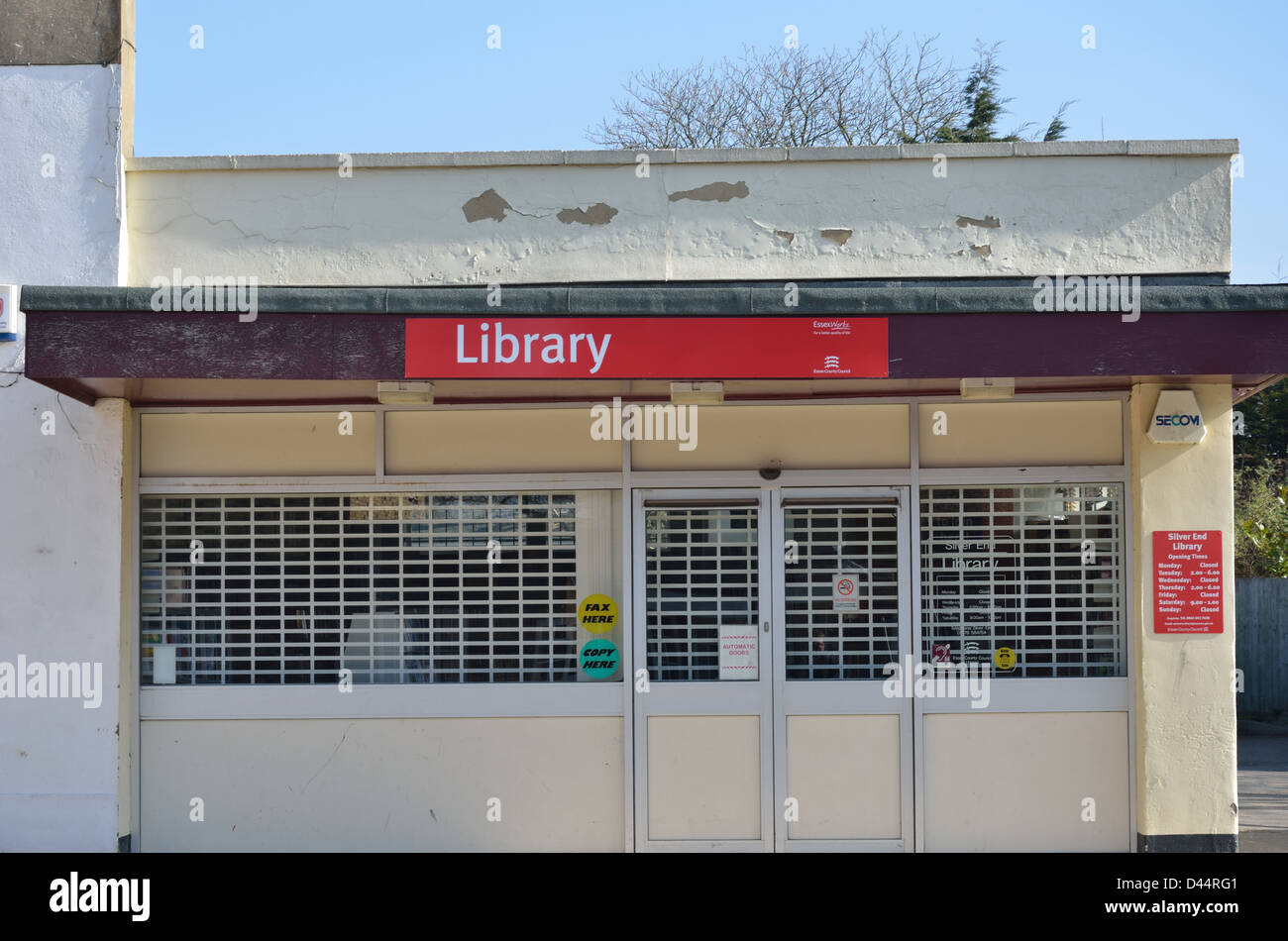 silver end library Stock Photo - Alamy