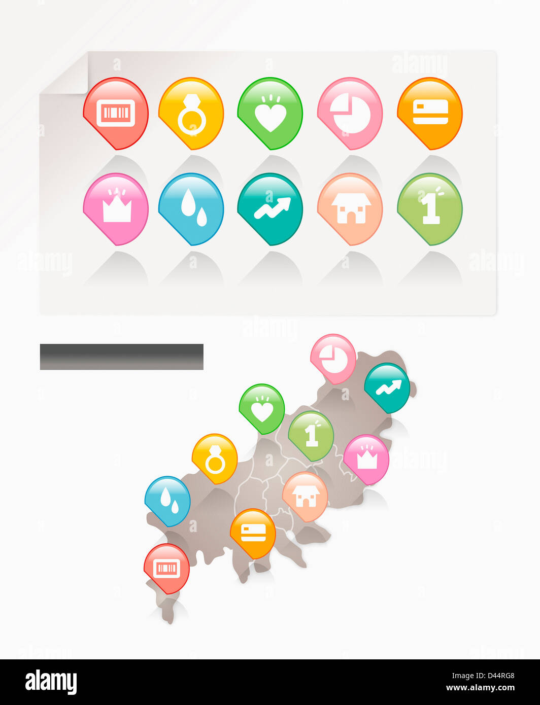 Busan city map hi-res stock photography and images - Alamy