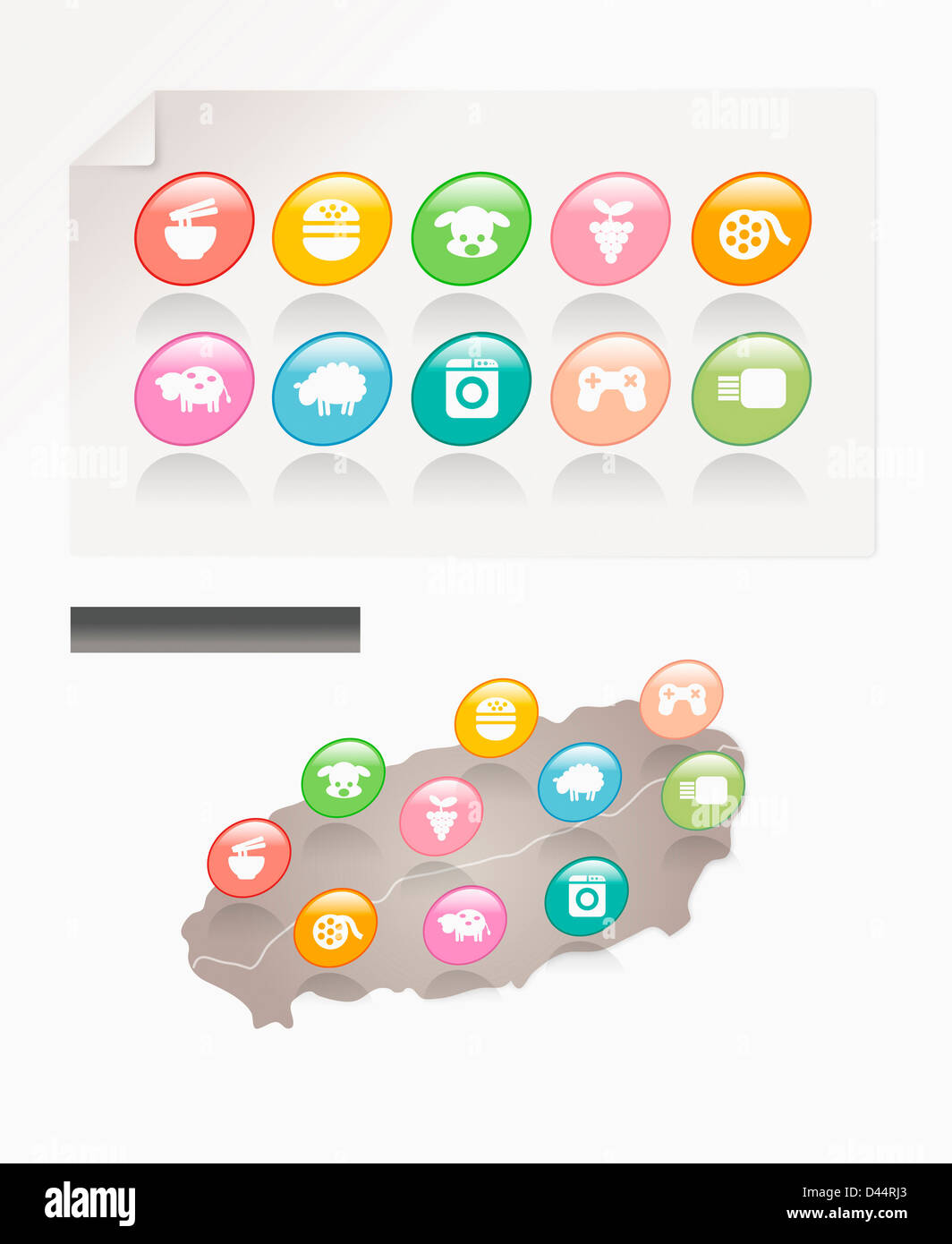 Jeju map hi-res stock photography and images - Alamy