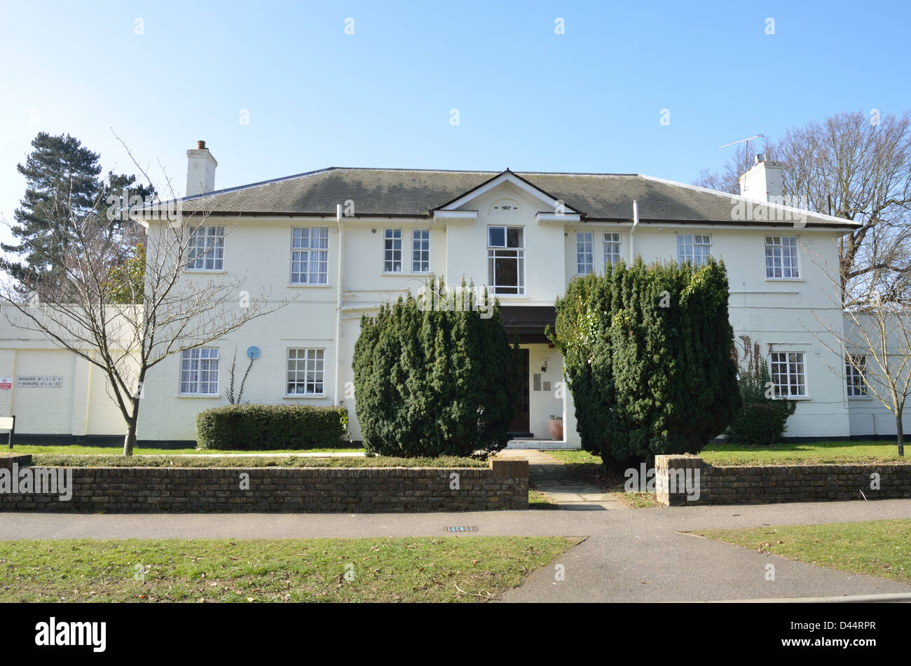 Home of Francis Henry Crittall Silver End Essex Stock Photo - Alamy