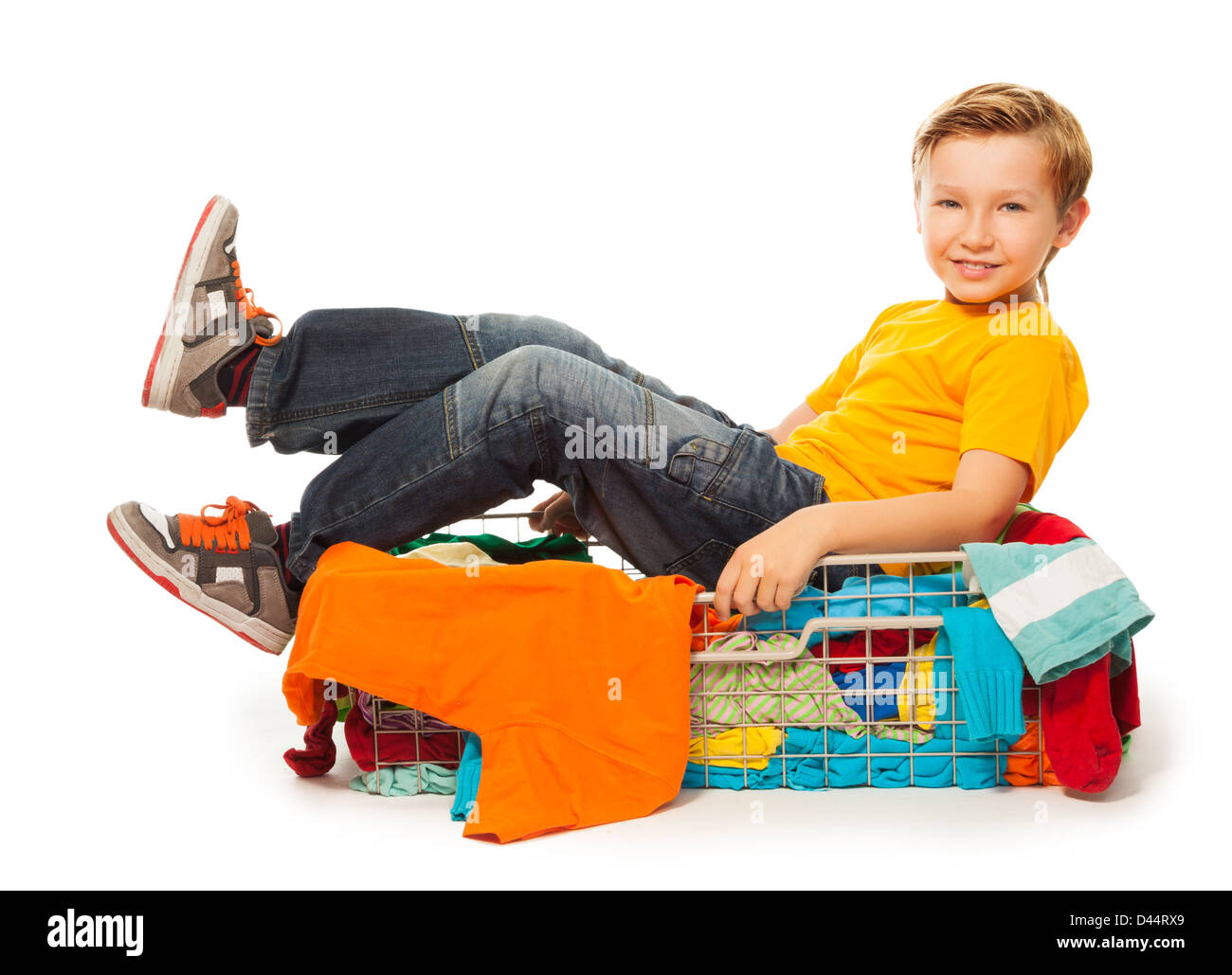 Child boy in funny Cut Out Stock Images & Pictures - Alamy