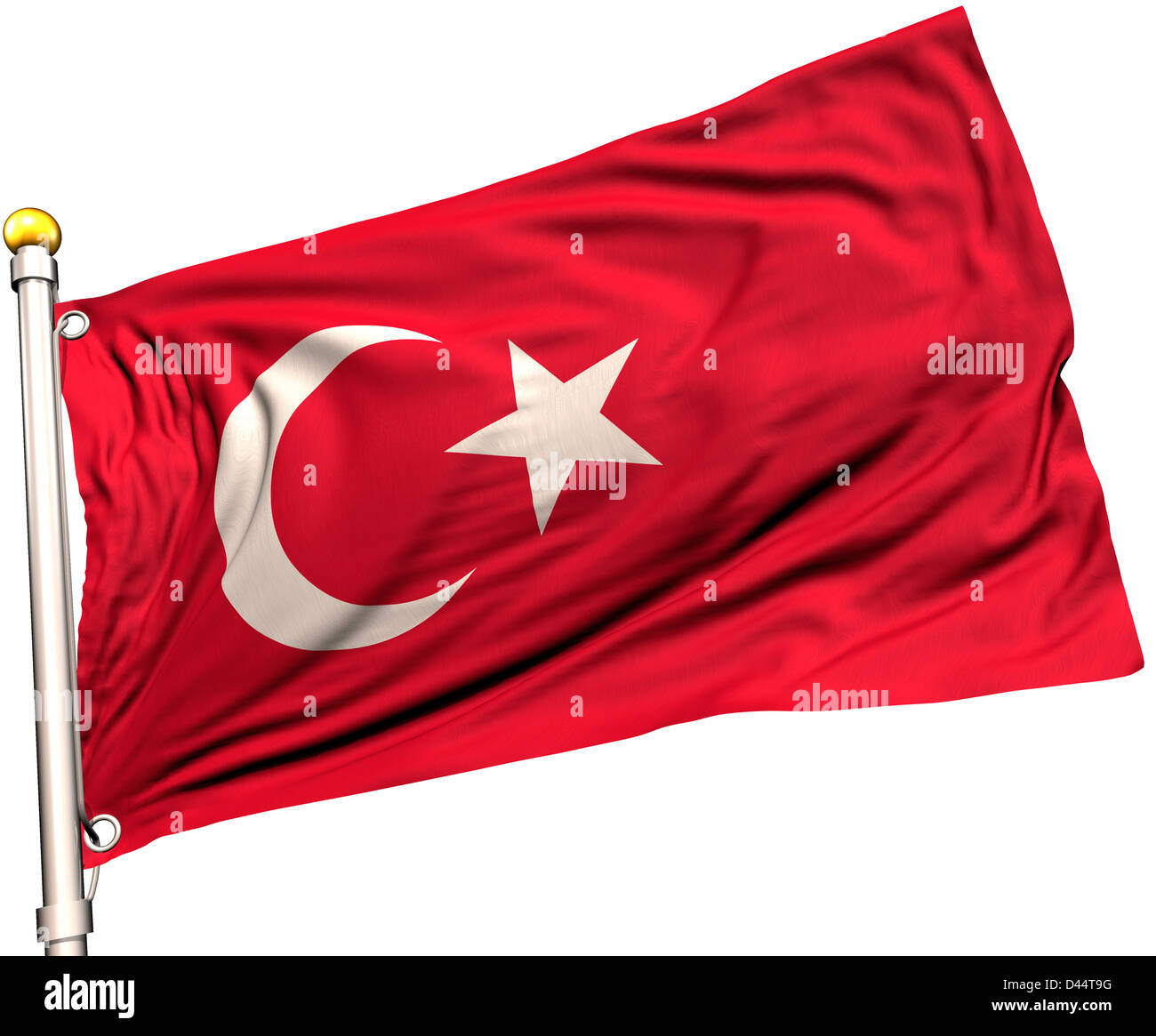 Turkey flag hi-res stock photography and images - Alamy