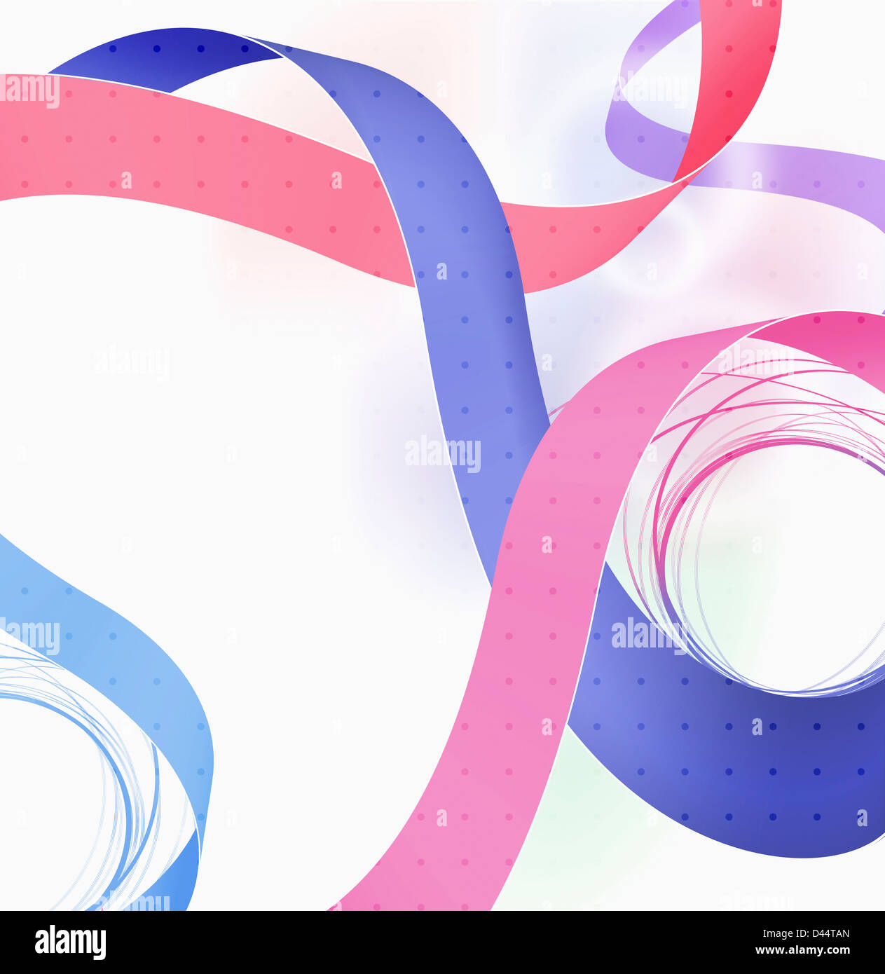 unique design with shape of ribbon lines Stock Photo - Alamy