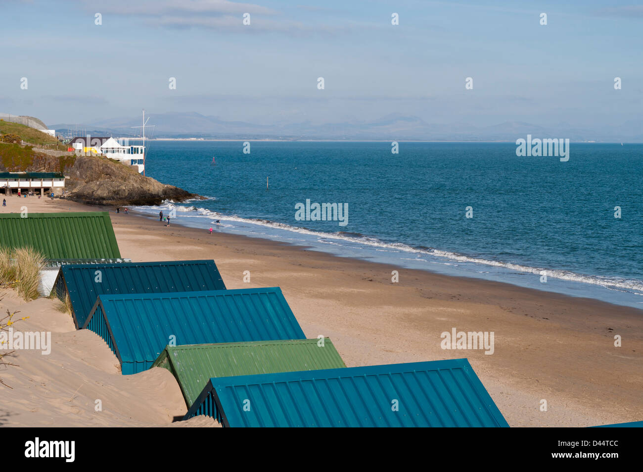 Abersoch beach on the Lleyn peninsula North Wales Stock Photo - Alamy