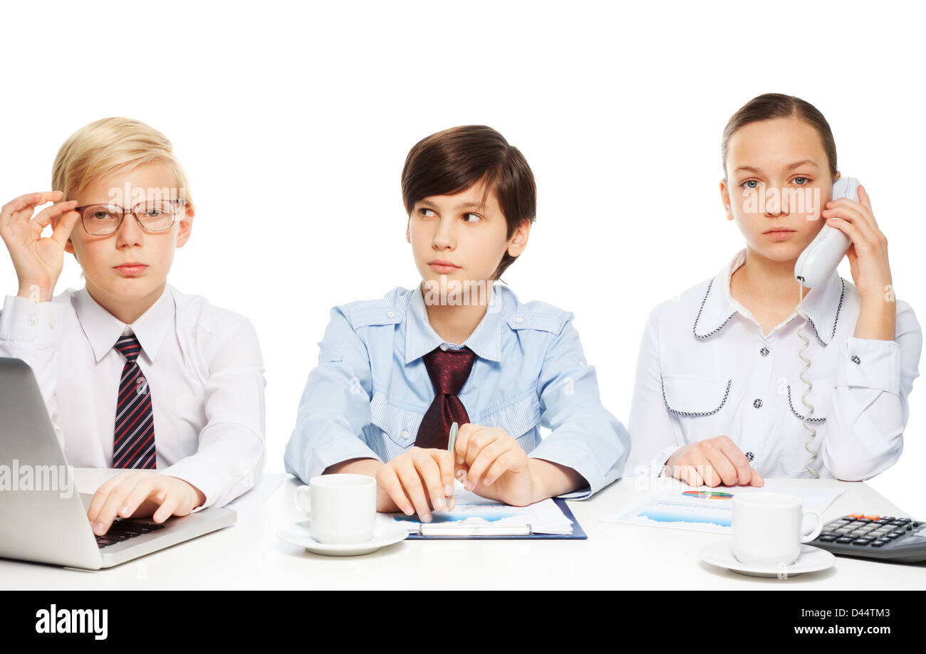 Kids pretending to be adults hi-res stock photography and images - Alamy