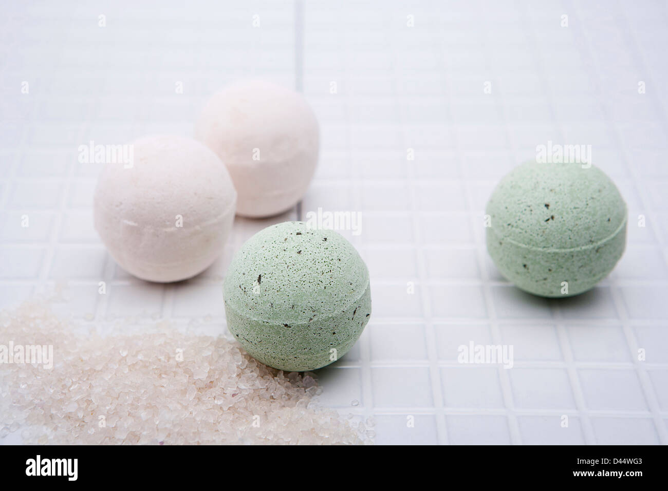 round shape bath items Stock Photo - Alamy