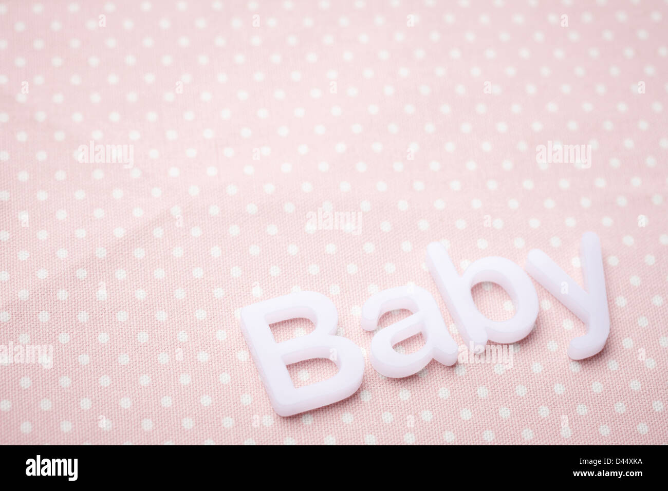 a word my baby on a dotted background Stock Photo - Alamy