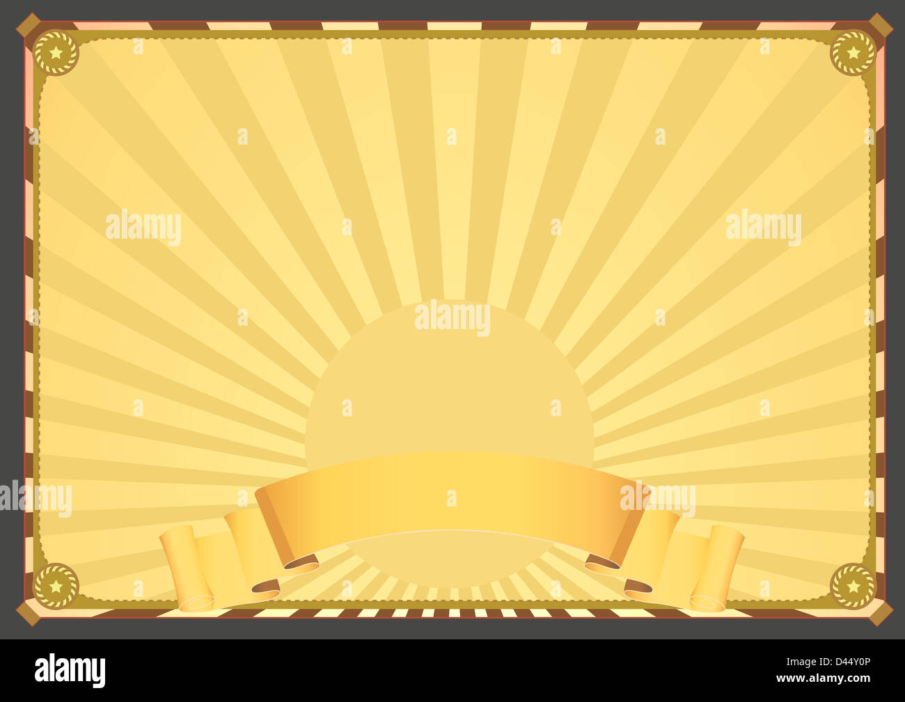 Illustration of a vintage horizontal design poster background with ...