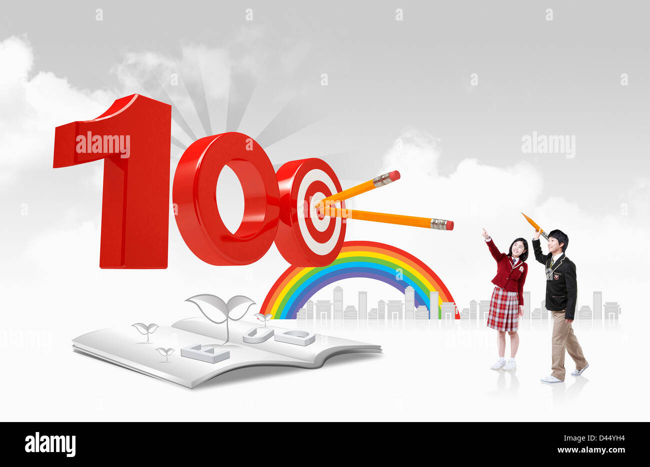 Student test 100% hi-res stock photography and images - Alamy