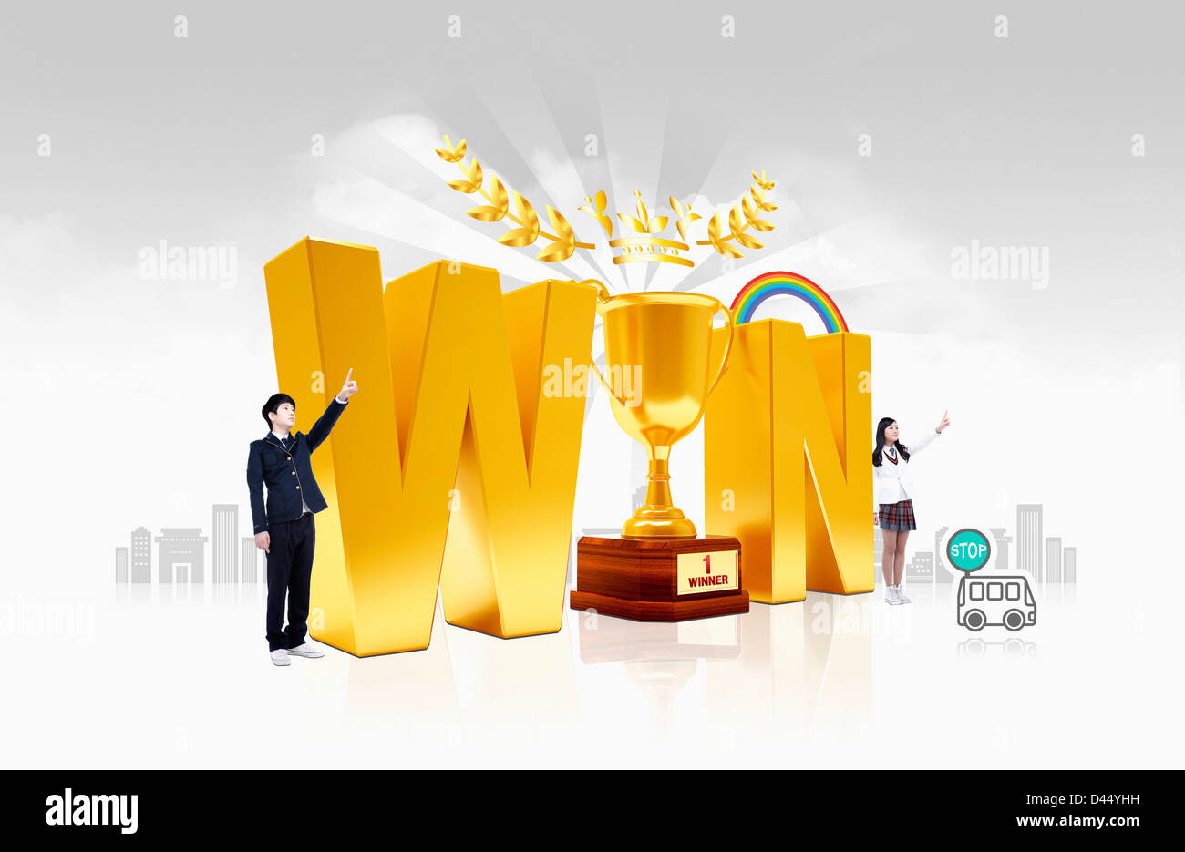 Thumbs up word cloud hi-res stock photography and images - Alamy