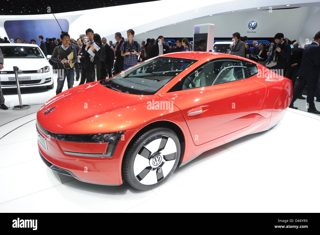 The new VW LX1 is on display during the first press day at the 83th ...