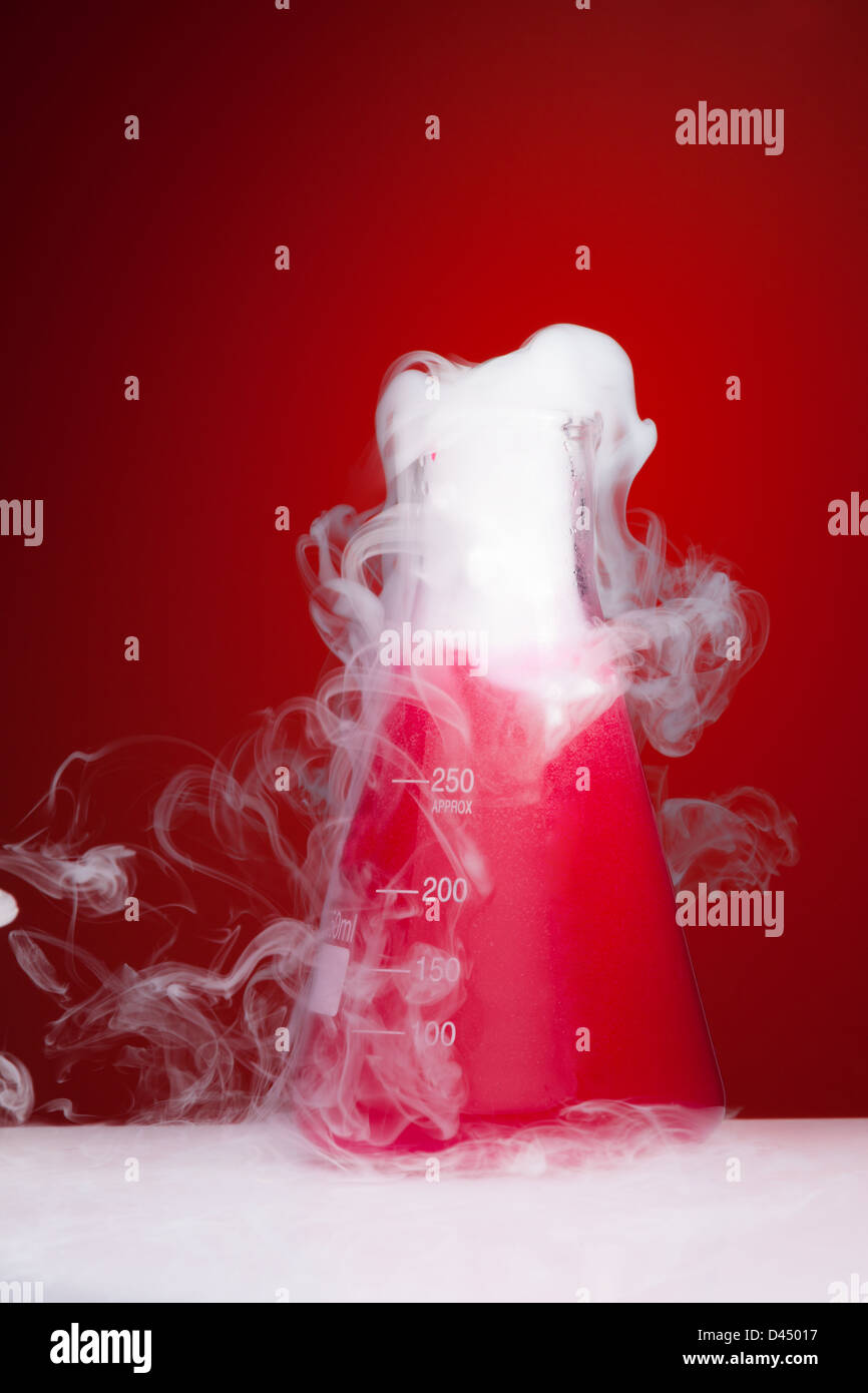 Chemistry Beakers Smoking