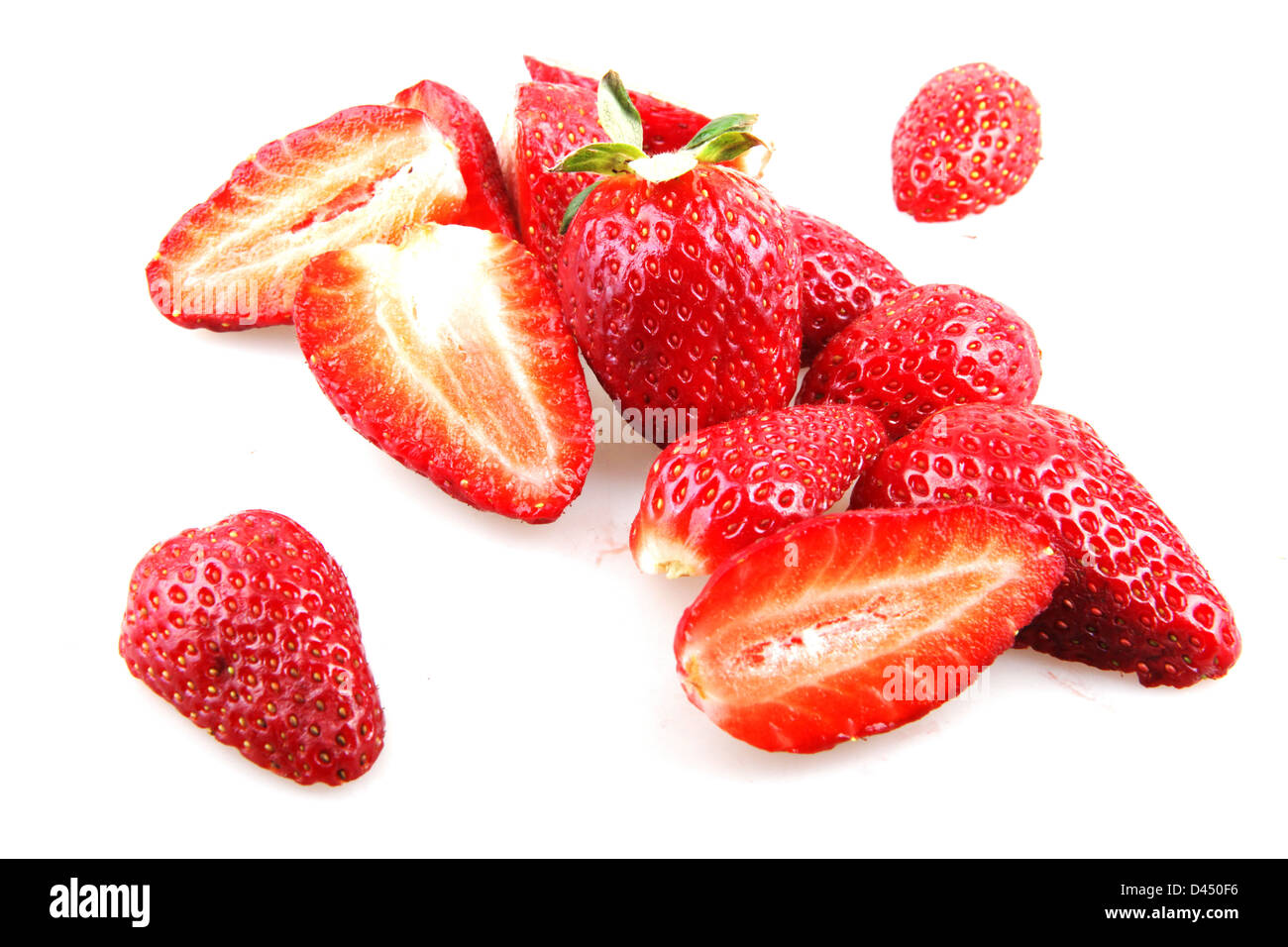 strawberry, isolated, white Stock Photo - Alamy