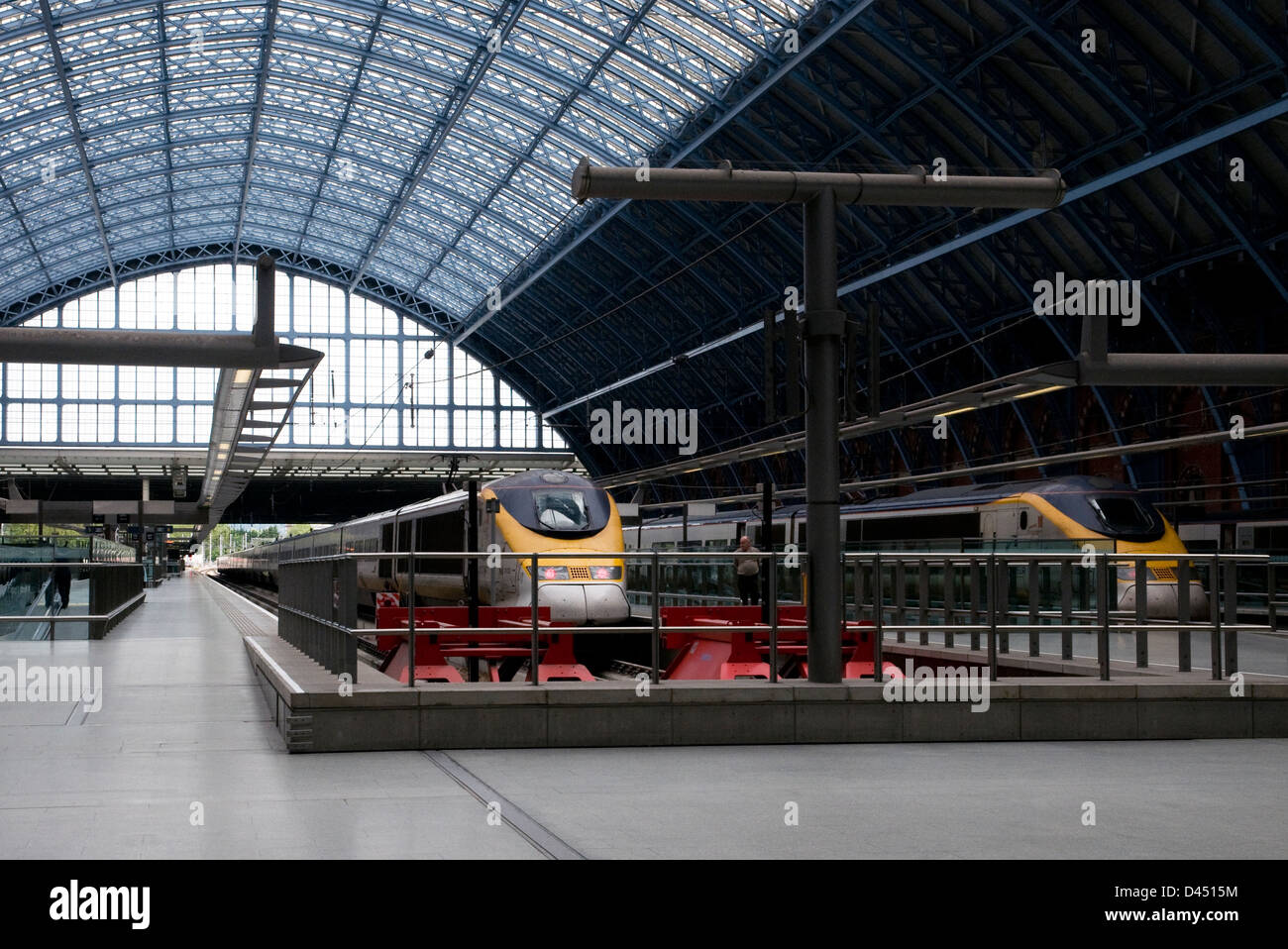 st.pancras international,eurostar concourse,london Stock Photo - Alamy