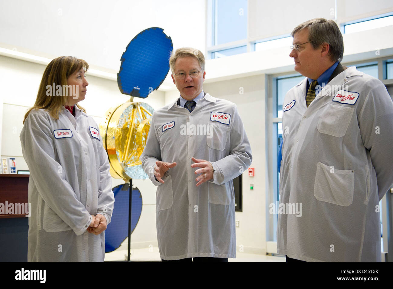 NASA Deputy Administrator tours Orbital Sciences Corporation in Dulles ...