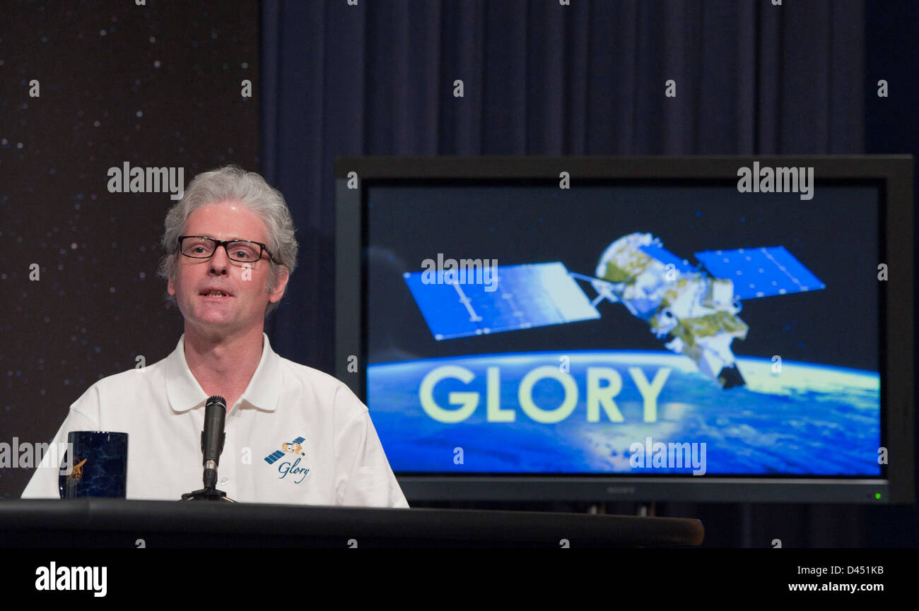 A press conference at NASA Headquarters regarding the GLORY mission ...