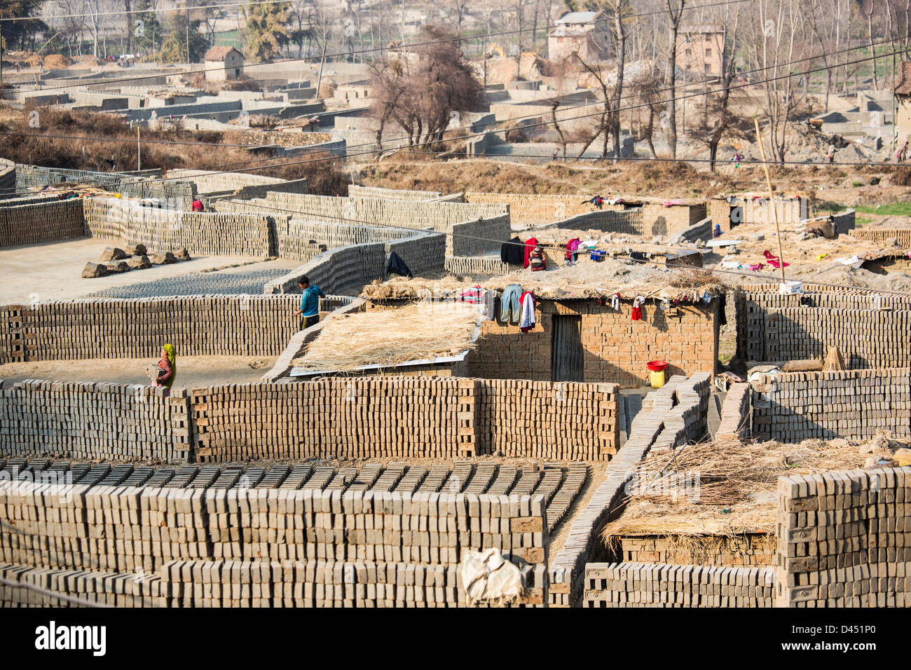 Kathmandu valley brick hi-res stock photography and images - Alamy