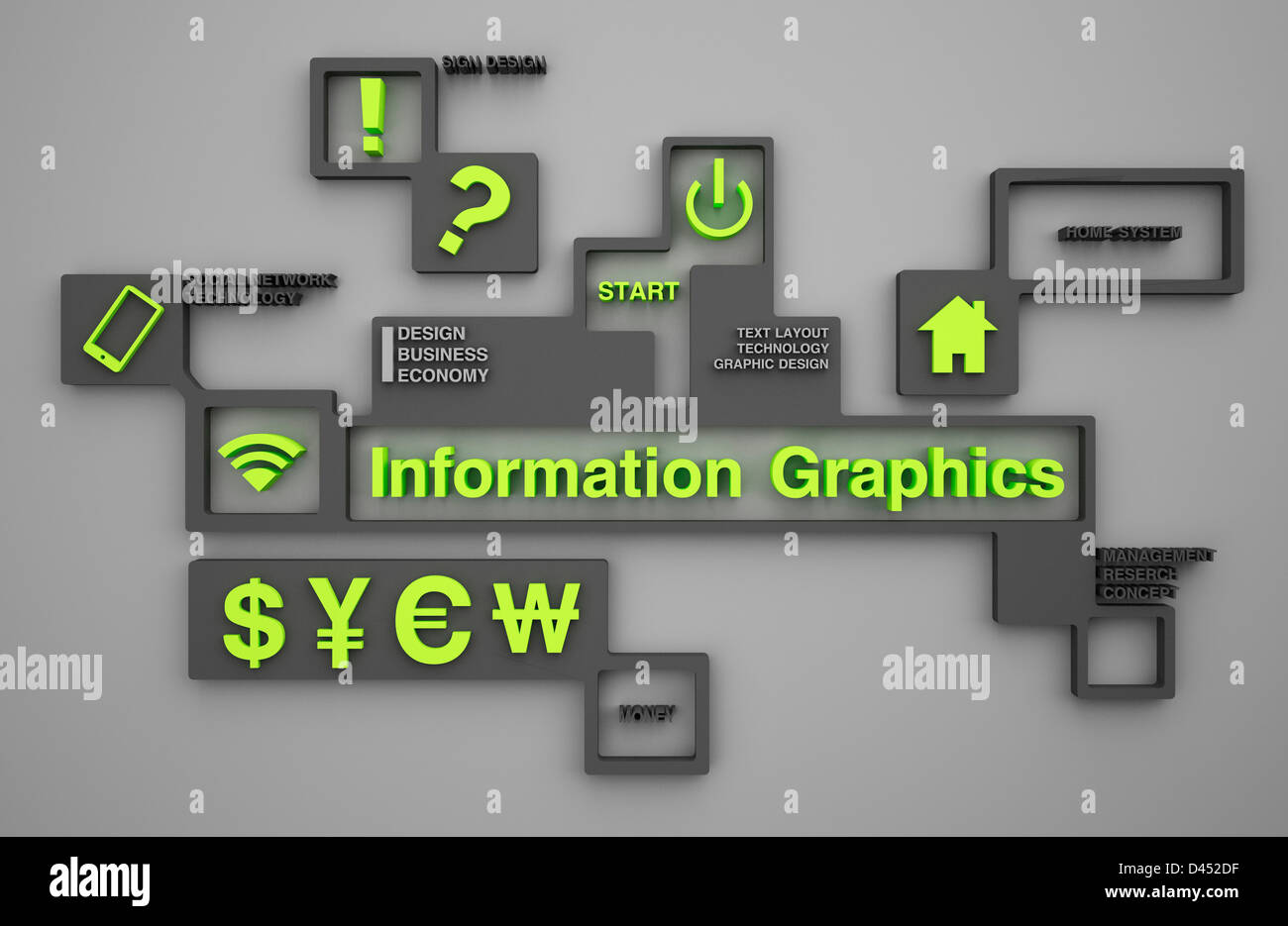 Icons and graphics hi-res stock photography and images - Alamy