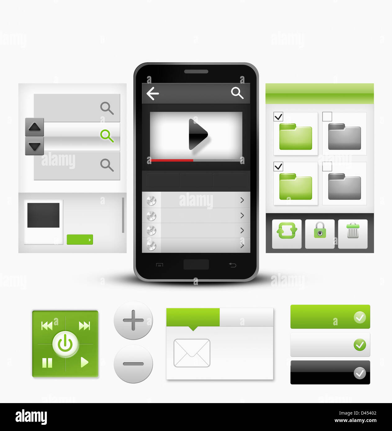 Film list Cut Out Stock Images & Pictures - Alamy