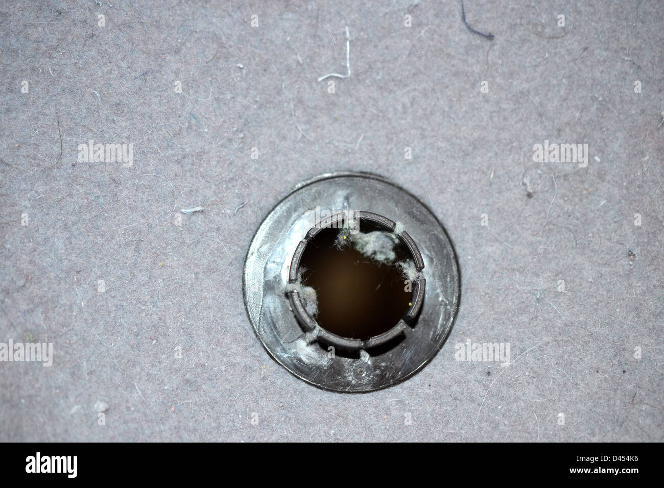 Clothes Dryer Lint Filter full of lint Stock Photo - Alamy