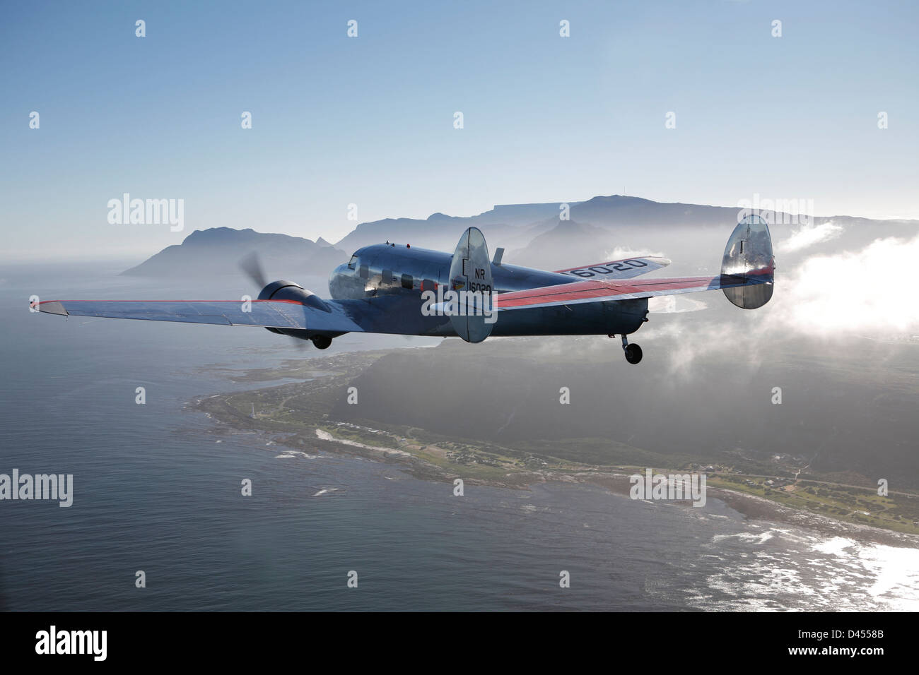 Lockheed Electra 12A, Twin propeller airplane Stock Photo - Alamy