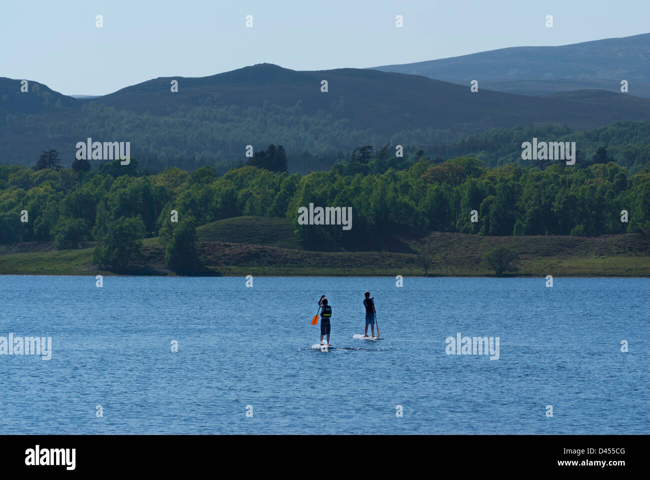 Loch Insh, near Aviemore in Speyside, Inverness-shire, Scotland Stock ...