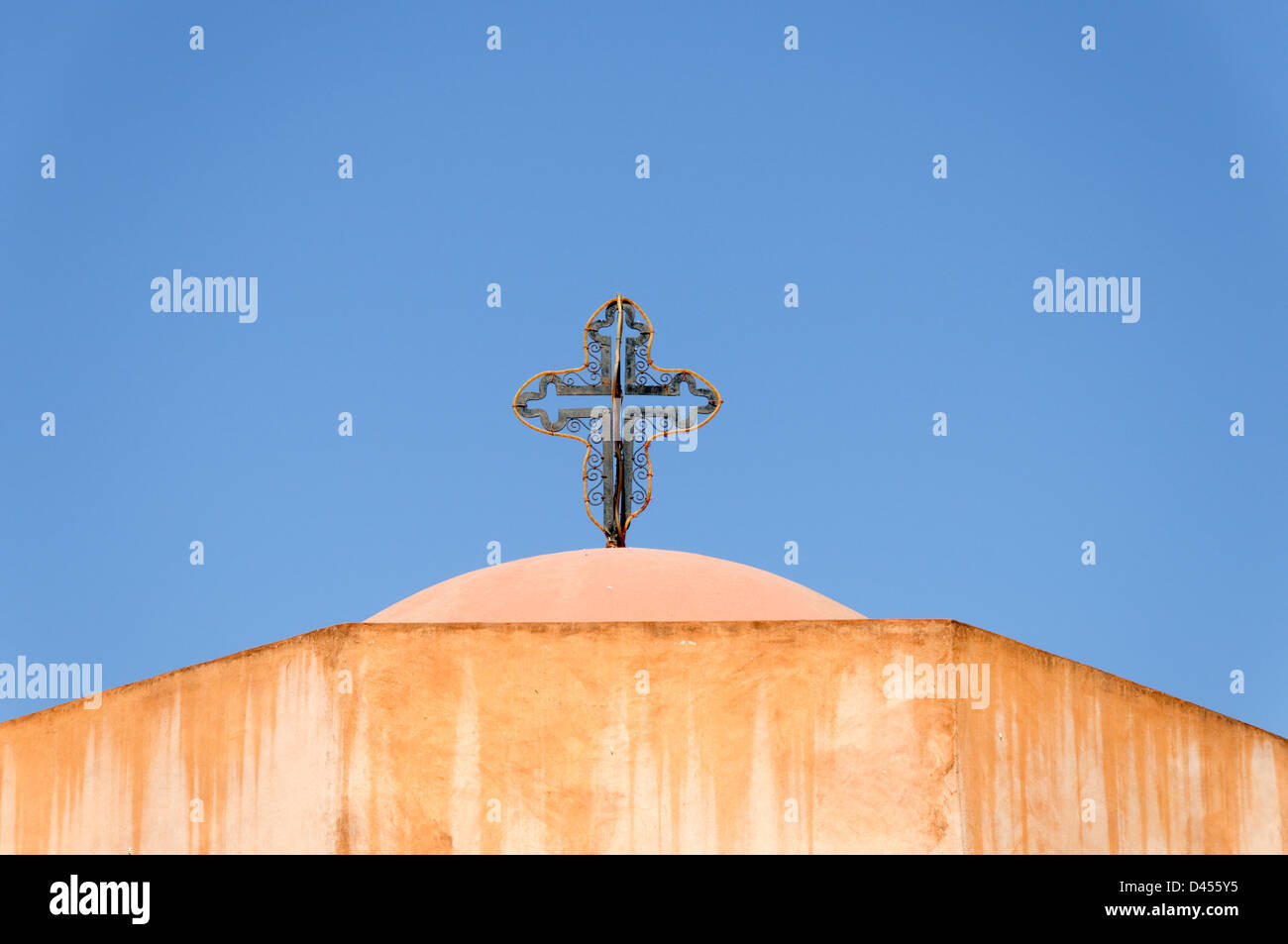 Rhodes. Greece. Cross of the Byzantine Church of the Dormition of the ...