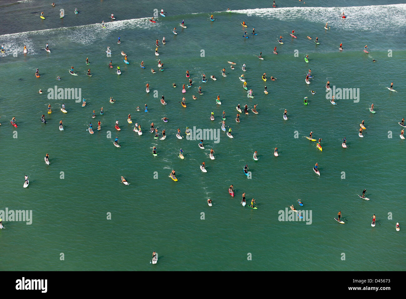 Battle Of the Paddle, Dana Point CA Aerial - Guinness World Record ...
