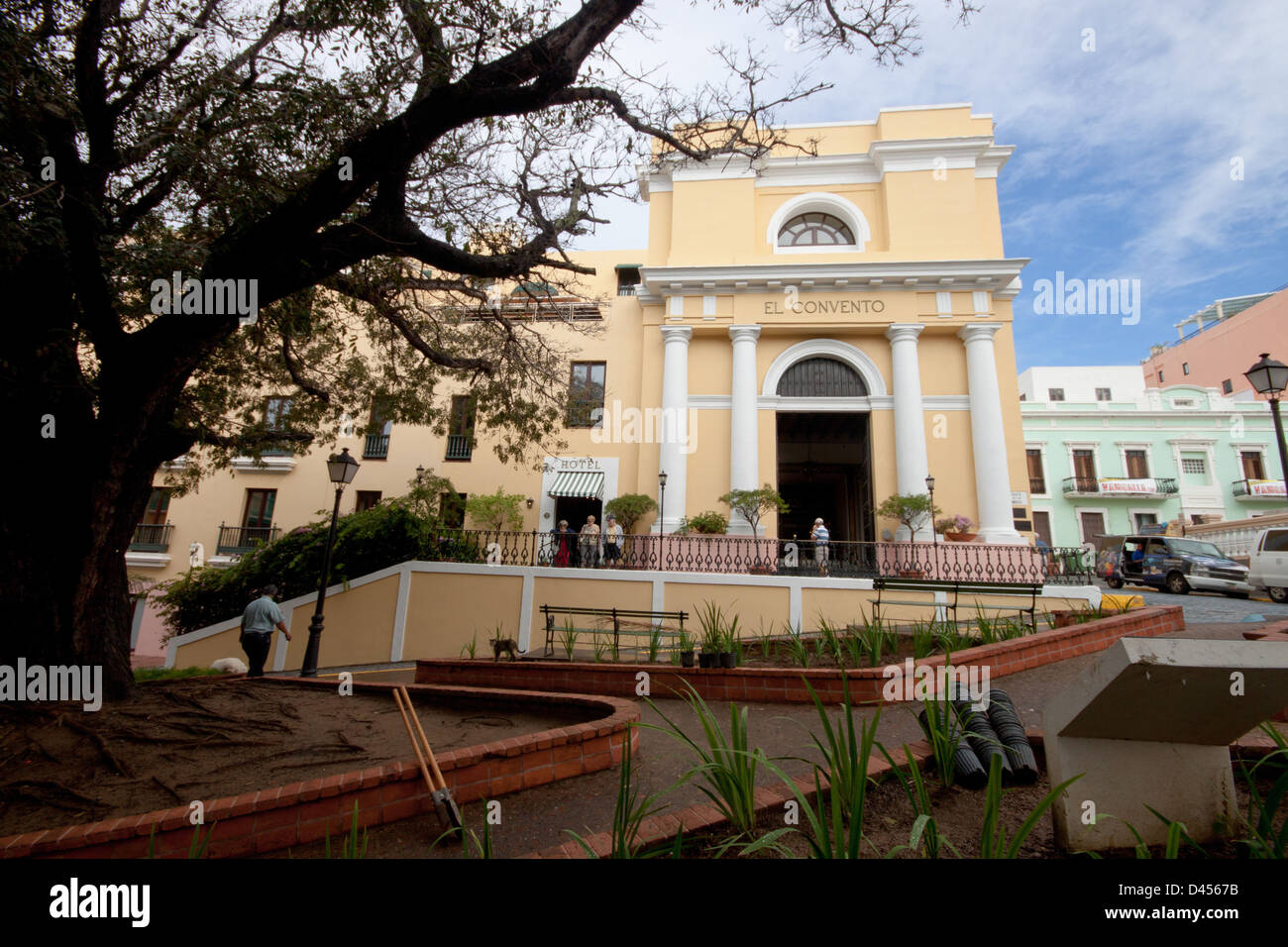 Exterior of the Historic El Convento Hotel, Old San Juan, Puerto Rico ...