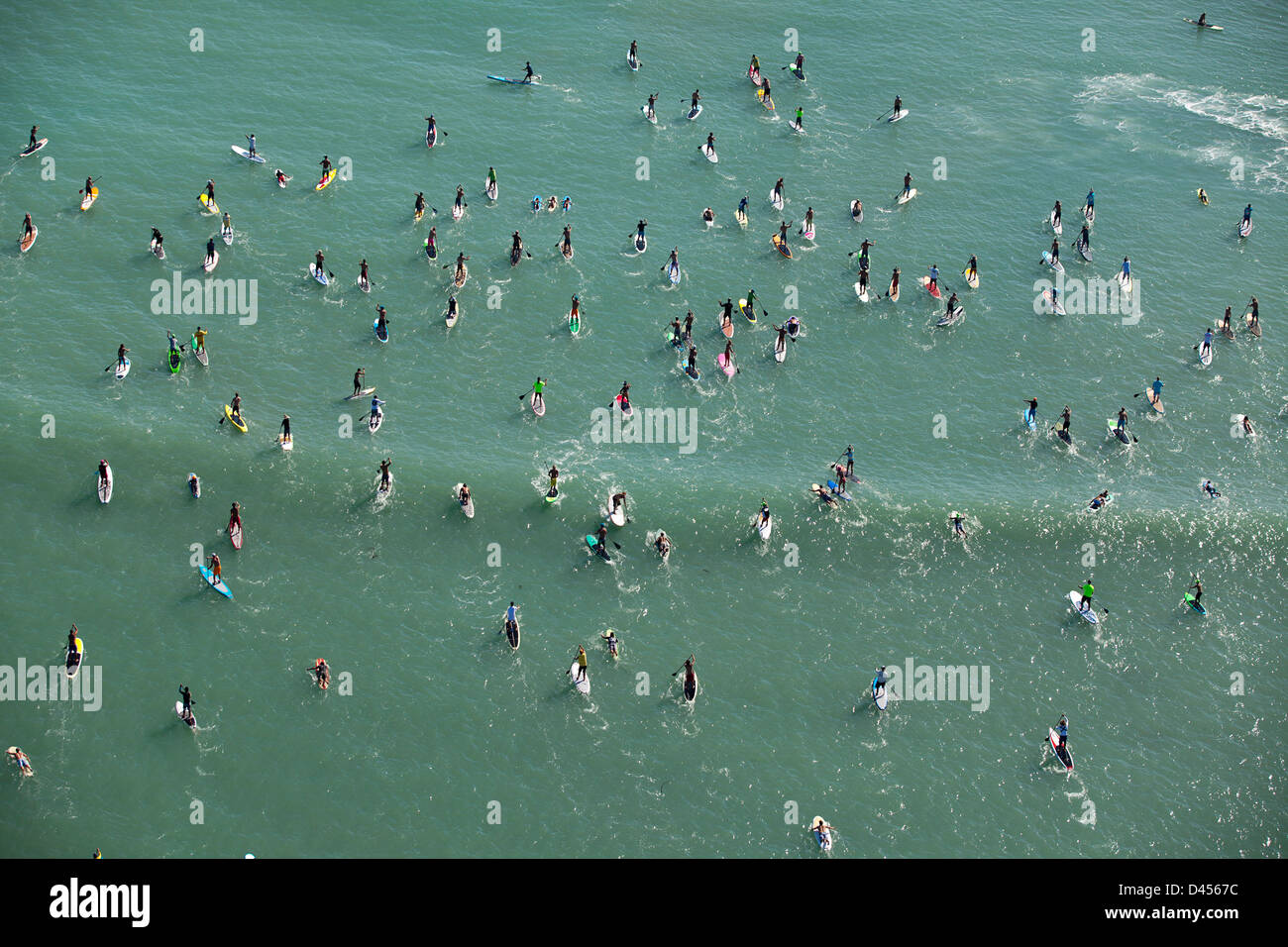 Battle Of the Paddle, Dana Point CA Aerial - Guinness World Record ...