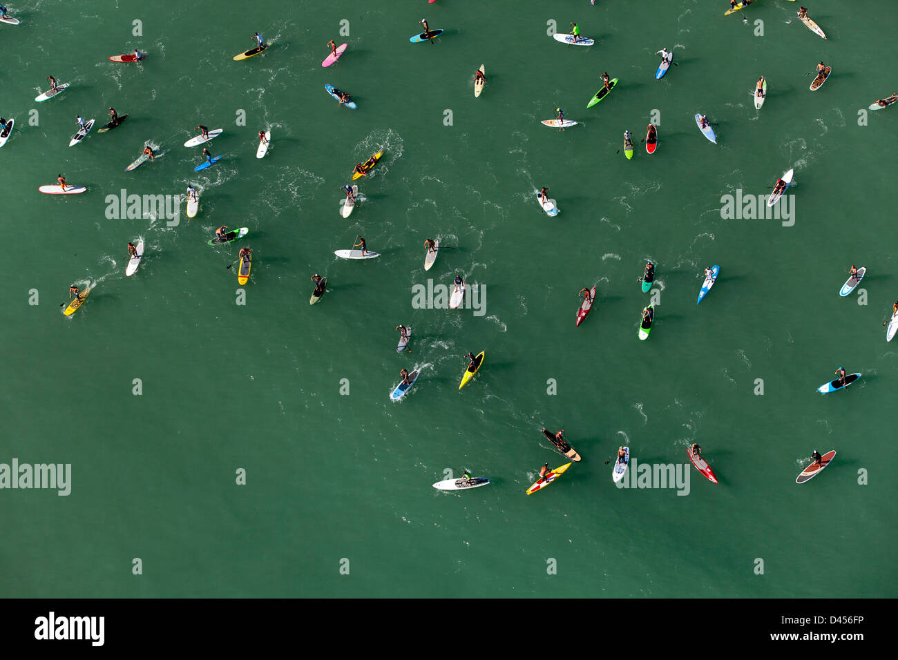 Battle Of the Paddle, Dana Point CA Aerial - Guinness World Record ...