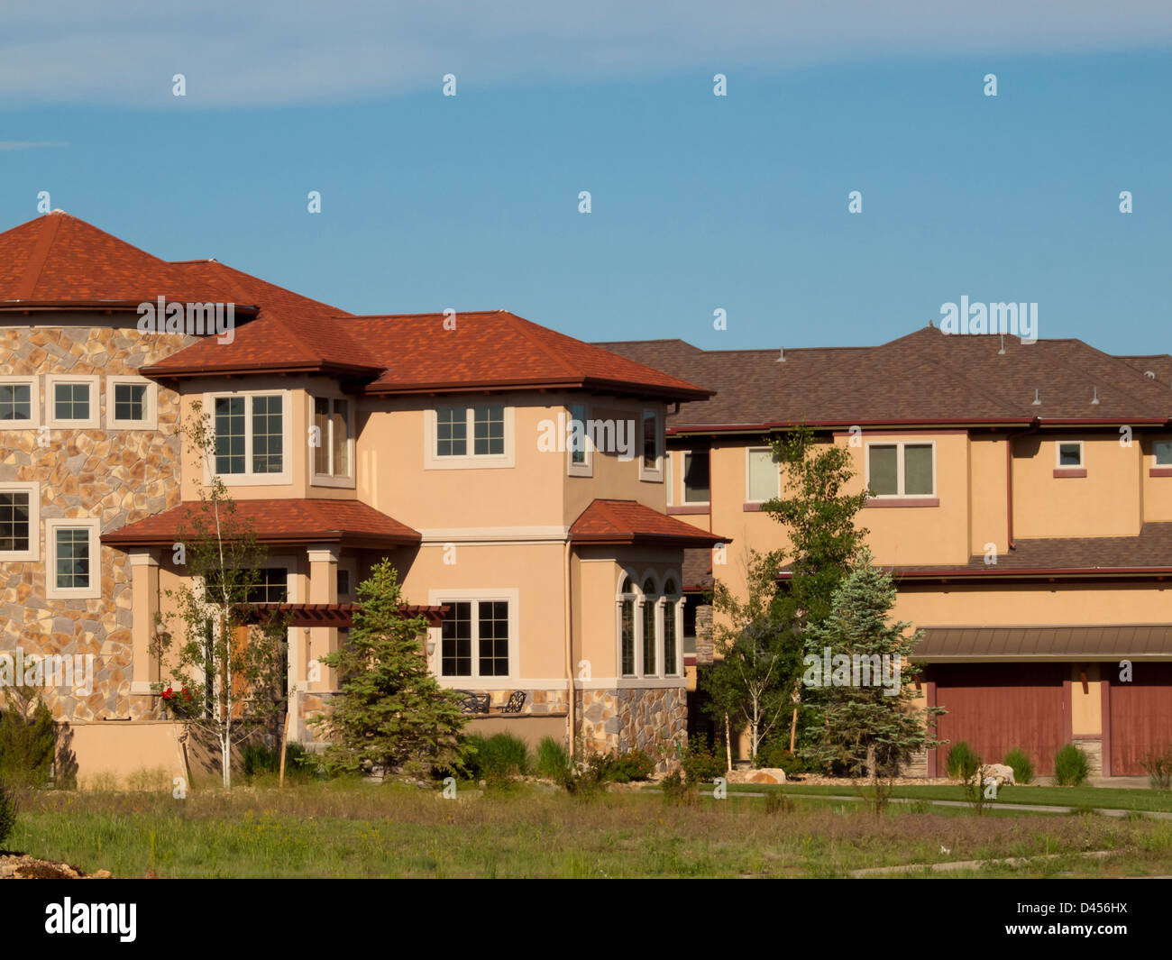 Suburban subdivision in town of Erie, Colorado Stock Photo - Alamy
