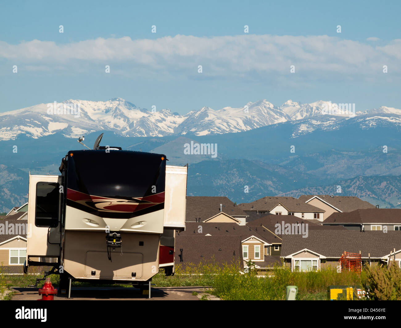Suburban subdivision in town of Erie, Colorado Stock Photo - Alamy