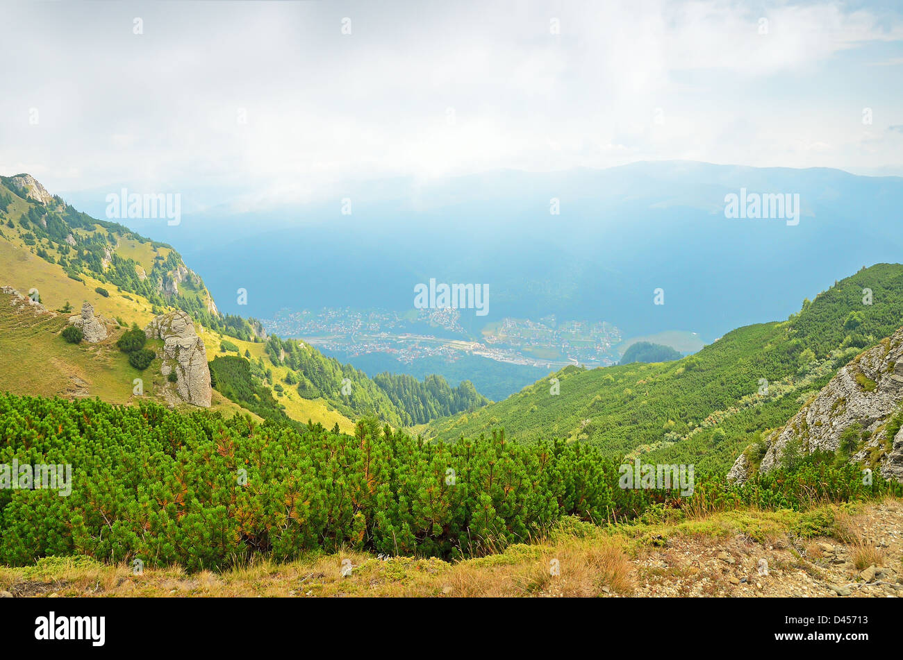 Beautiful summer landscape in Transylvania, Romania Stock Photo - Alamy