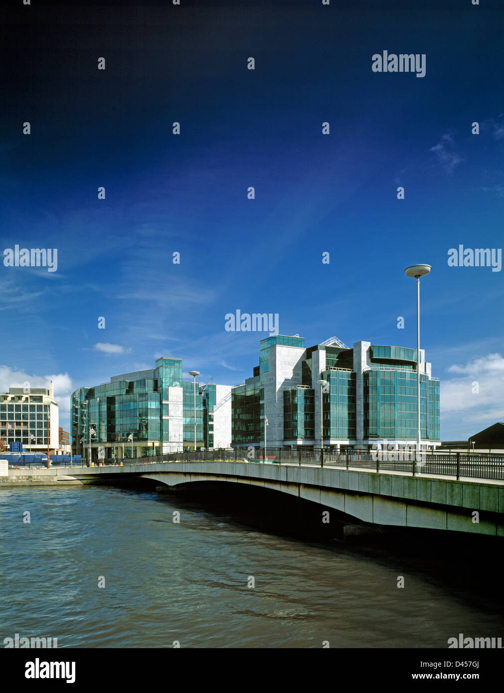 The International Financial Services Centre on the banks of the River ...